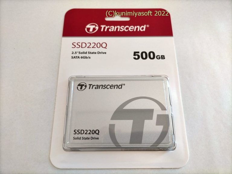 Transcend SSD Scopeでシステムクローン | kunimiyasoft