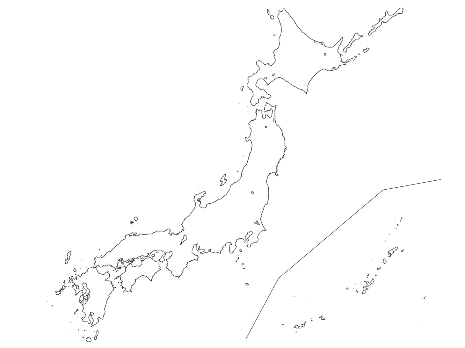 日本全国の海岸線データを取得する | kunimiyasoft